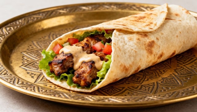 Download Kofta, Wrap, Sandwich. Royalty-Free Stock Illustration Image ...