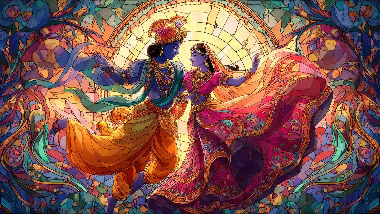 Explore 18,695+ Free Radha Krishna Painting Illustrations: Download Now ...
