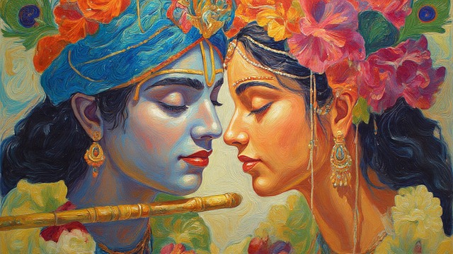 Explore 18,695+ Free Radha Krishna Painting Illustrations: Download Now ...