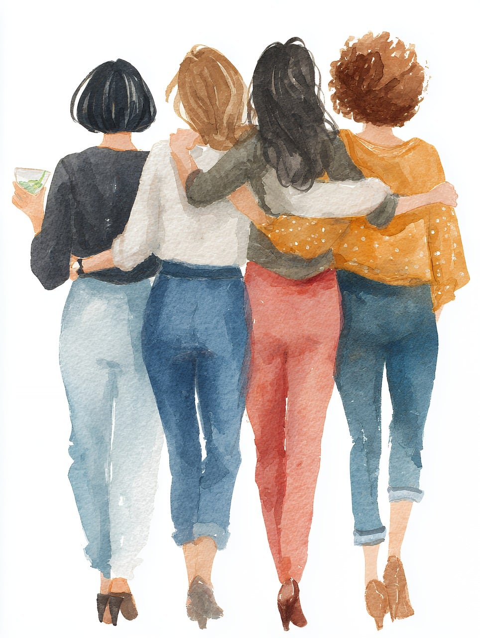 Femmes Copains Relation Amicale - Image gratuite sur Pixabay