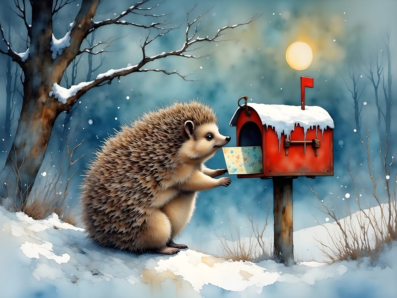 Explore 16,989+ Free Christmas Hedgehog Illustrations: Download Now ...