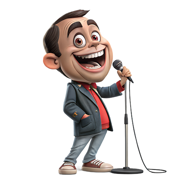 Dessin Animé Humoristique Stand Up Effet De Texte Modifiable Stand Up