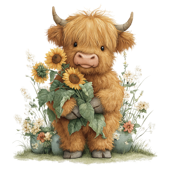 Download Scottish Highland Cow, Calf, Fluffy. Royalty-Free Stock ...