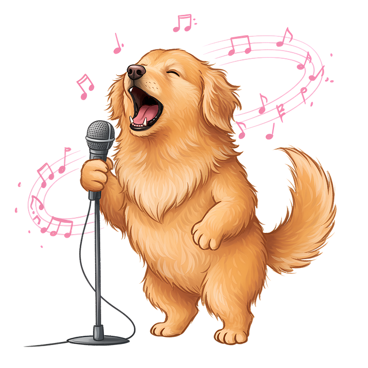 Download Dog, Singer, Microphone. Royalty-Free Stock Illustration Image ...