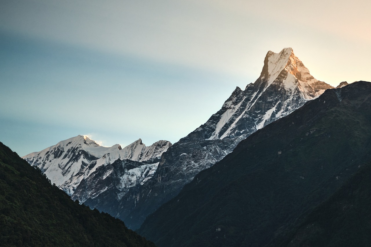 Machapuchare Nepal Berg - Kostenloses Foto auf Pixabay