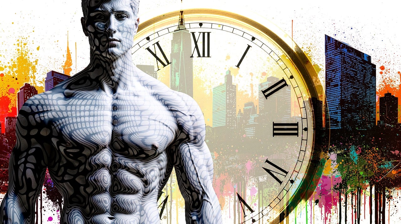 Download Bodybuilding, Time, Urban Art. Royalty-Free Stock Illustration ...