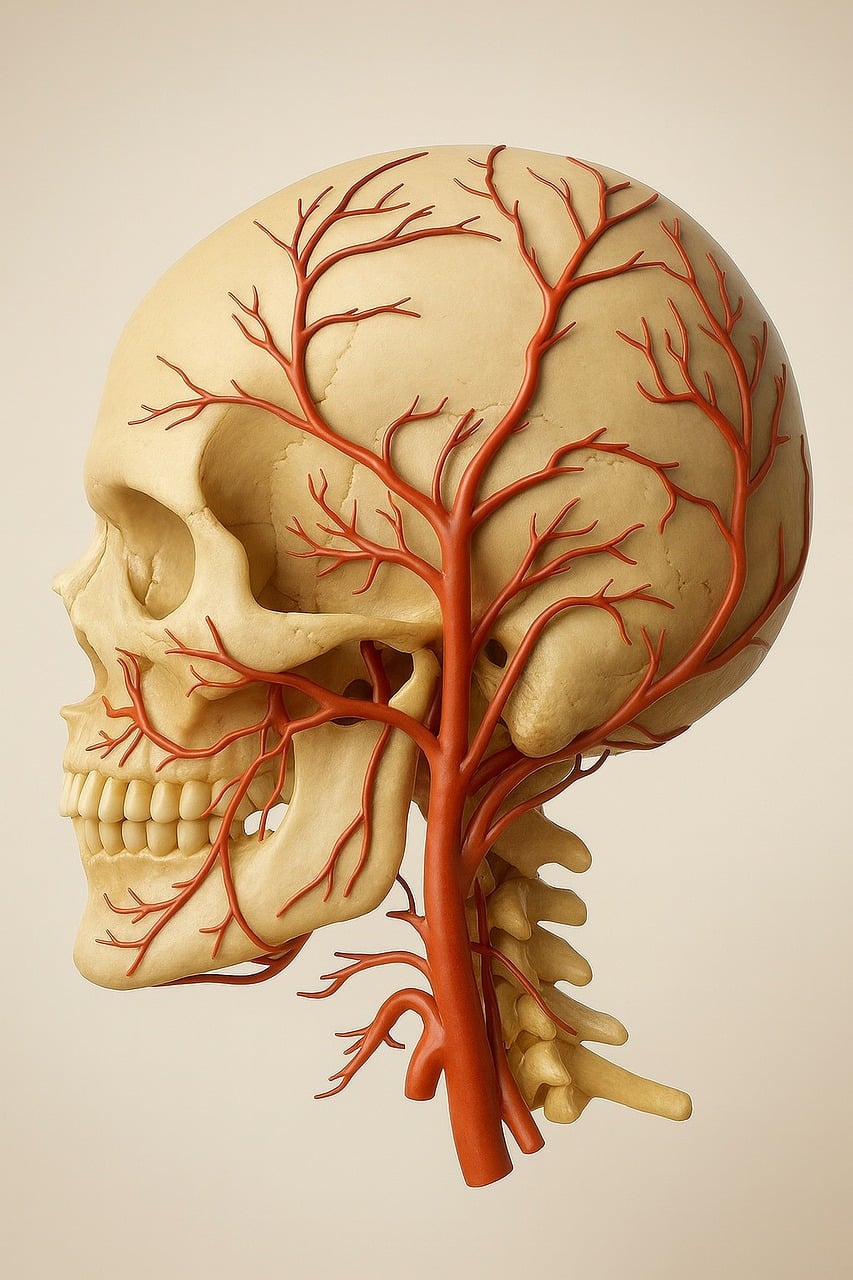 Arterien Anatomie Des Kopfes - Kostenloses Bild auf Pixabay