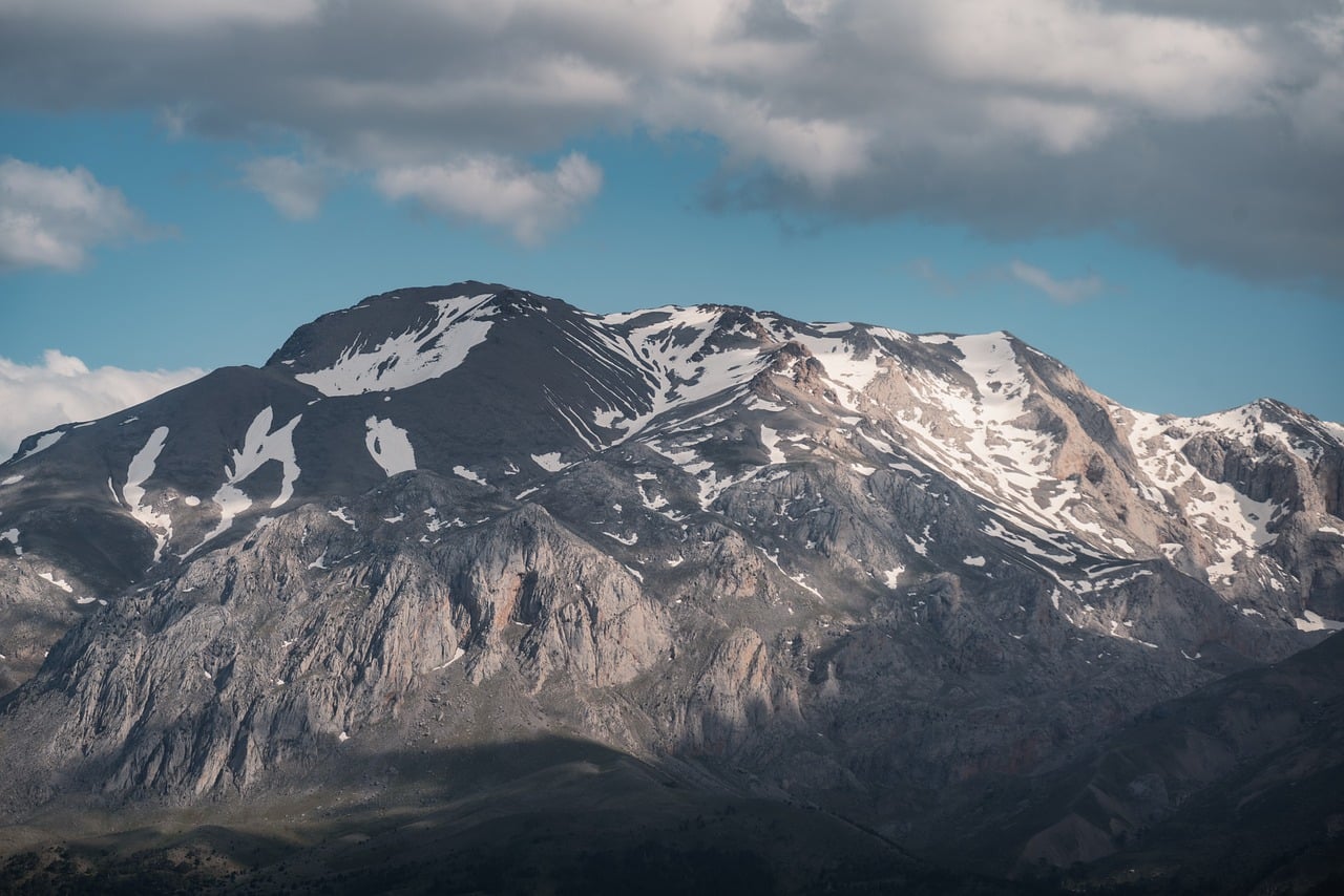 Snow Capped Mountain Peaks Close - Free photo on Pixabay