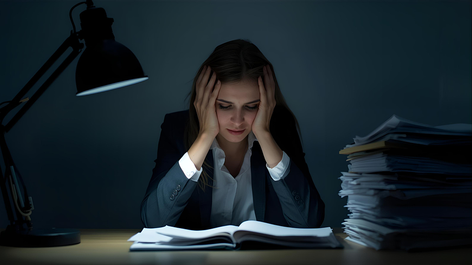 Download Stress, Work, Overwhelmed. Royalty-Free Stock Illustration ...