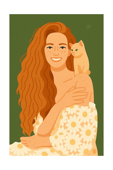 Mujer Persona Gato - Gráficos vectoriales gratis en Pixabay