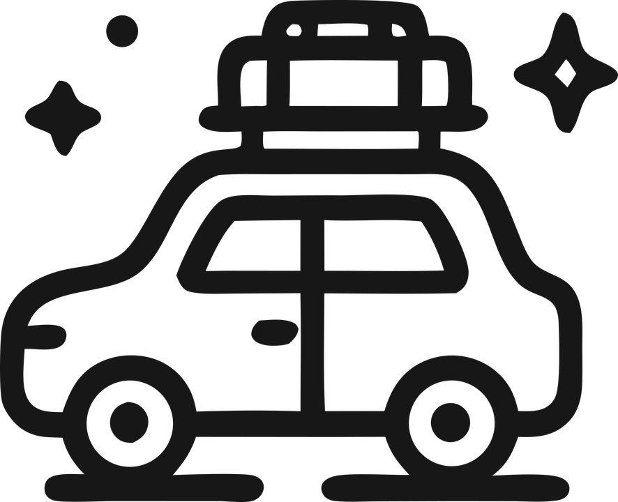 Download Car Travel, Road Trip, Highway Drive. Royalty-Free Vector ...