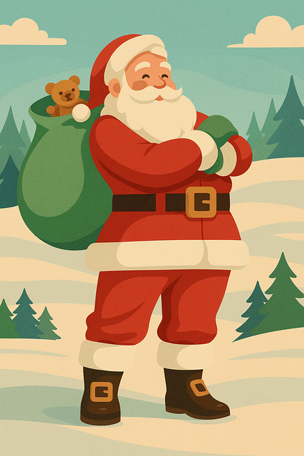 Free Classic Santa Vector Art - Download 3,104+ Classic Santa Icons ...