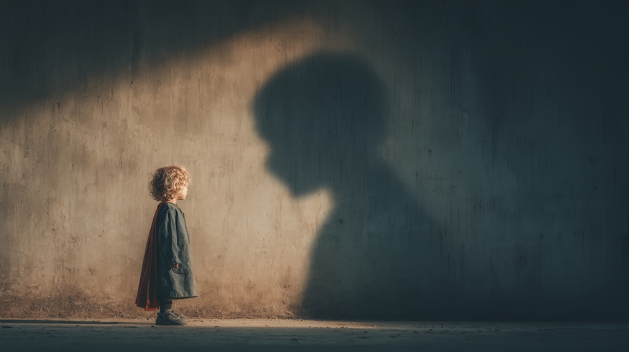 Download Child, Shadow, Superhero. Royalty-Free Stock Illustration ...