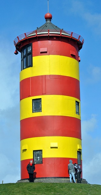 Lighthouse North Sea Landmark - Free photo on Pixabay