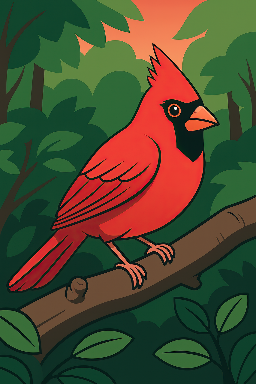 Download Cardinal, Nature, Bird. Royalty-Free Stock Illustration Image ...