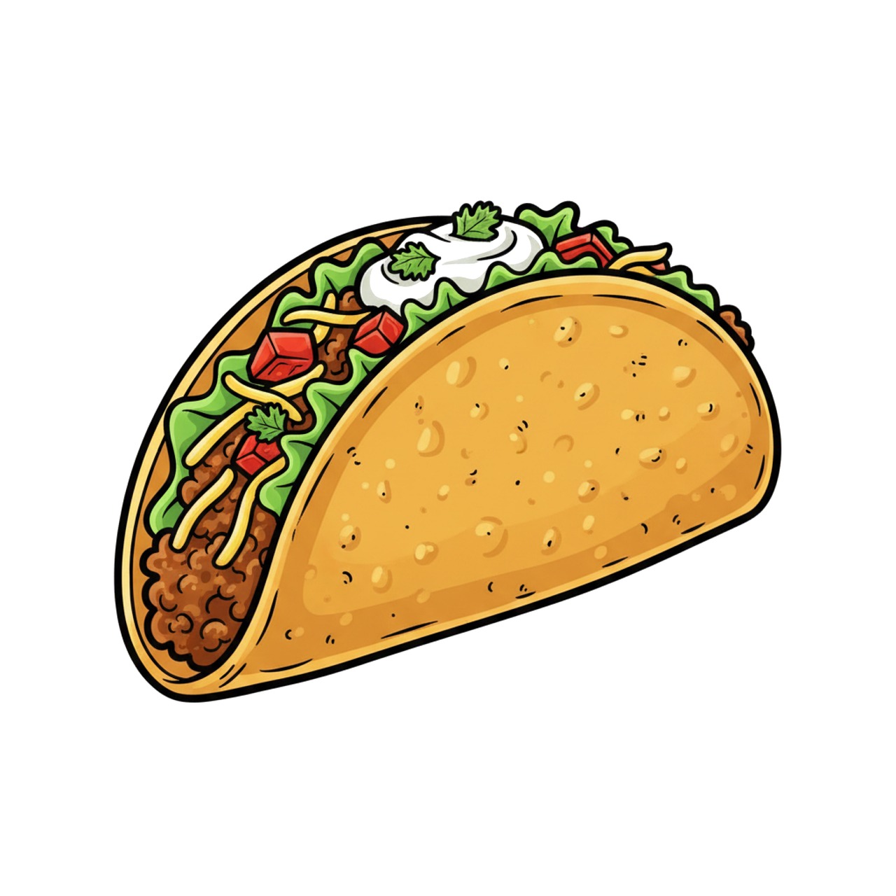 Download Taco, Tacos, Food. Royalty-Free Stock Illustration Image - Pixabay