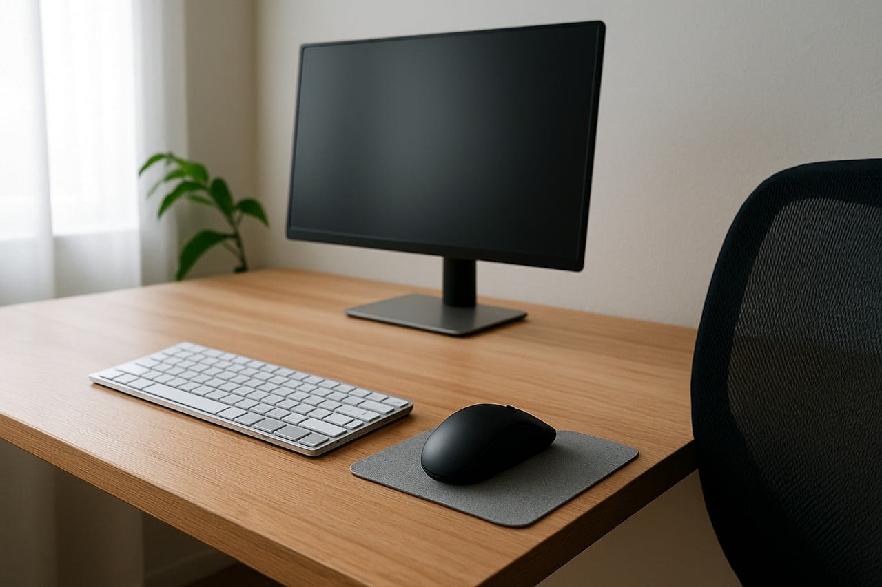 Download Keyboard Mouse, Ergonomic Workspace, Office Desk. Royalty-Free ...