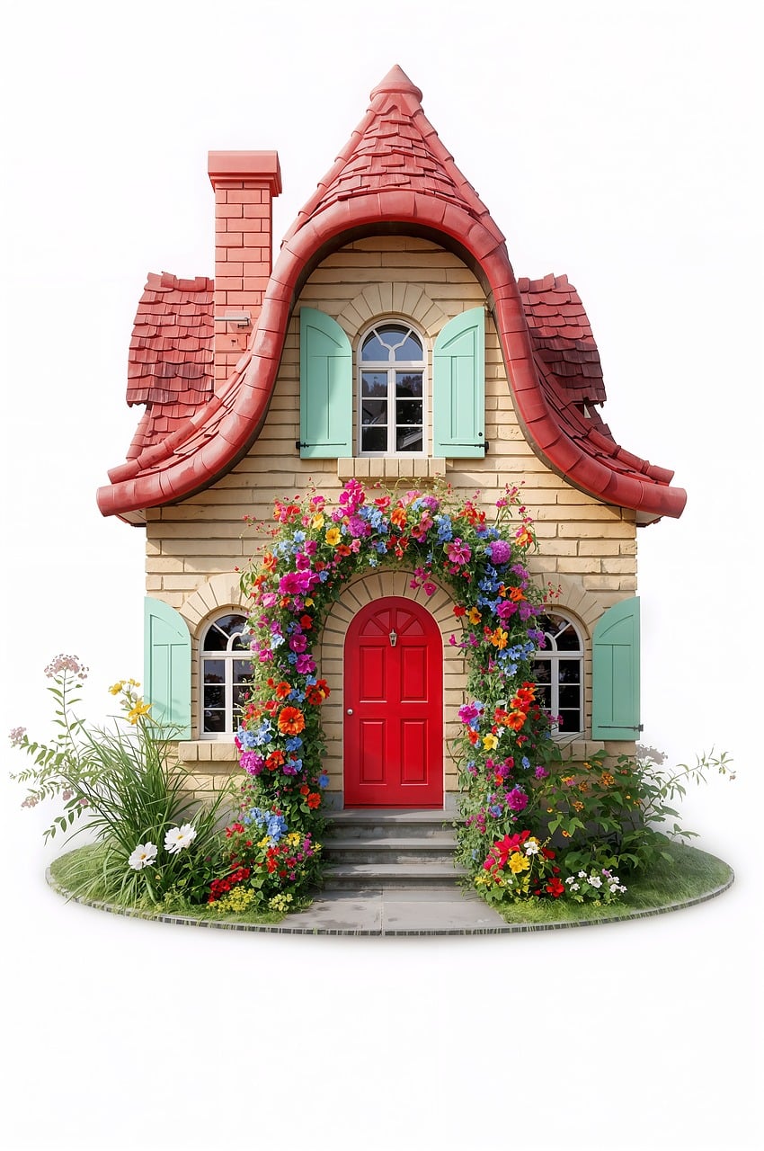 Download Cottage, Whimsical, Fairy-Tale. Royalty-Free Stock ...