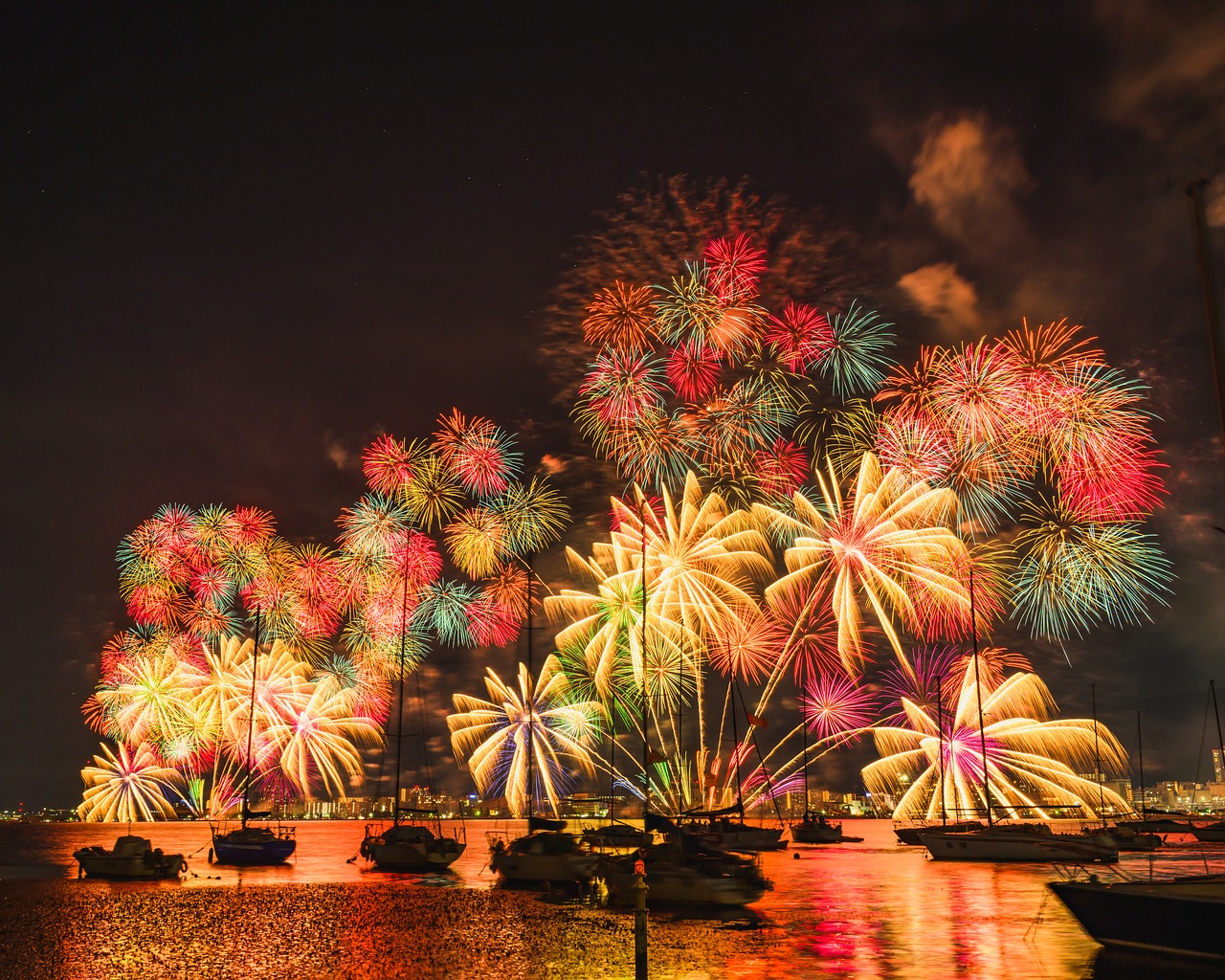 Fireworks Night Lights - Free photo on Pixabay