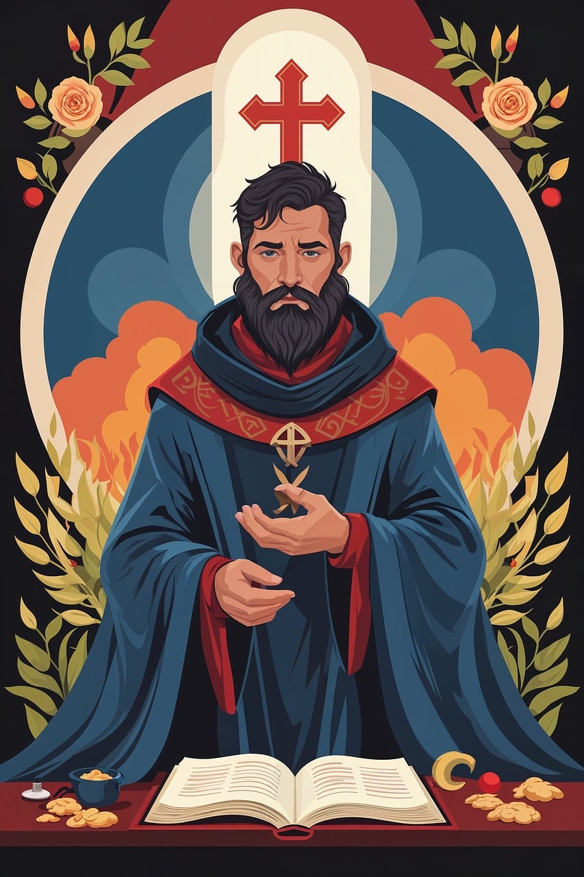 Download Cleric, Priest, Monastic. Royalty-Free Stock Illustration ...