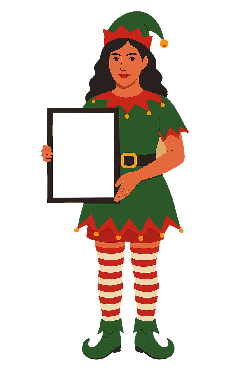 Download Christmas Elf, Elf Girl, Holiday. Royalty-Free Vector Graphic ...