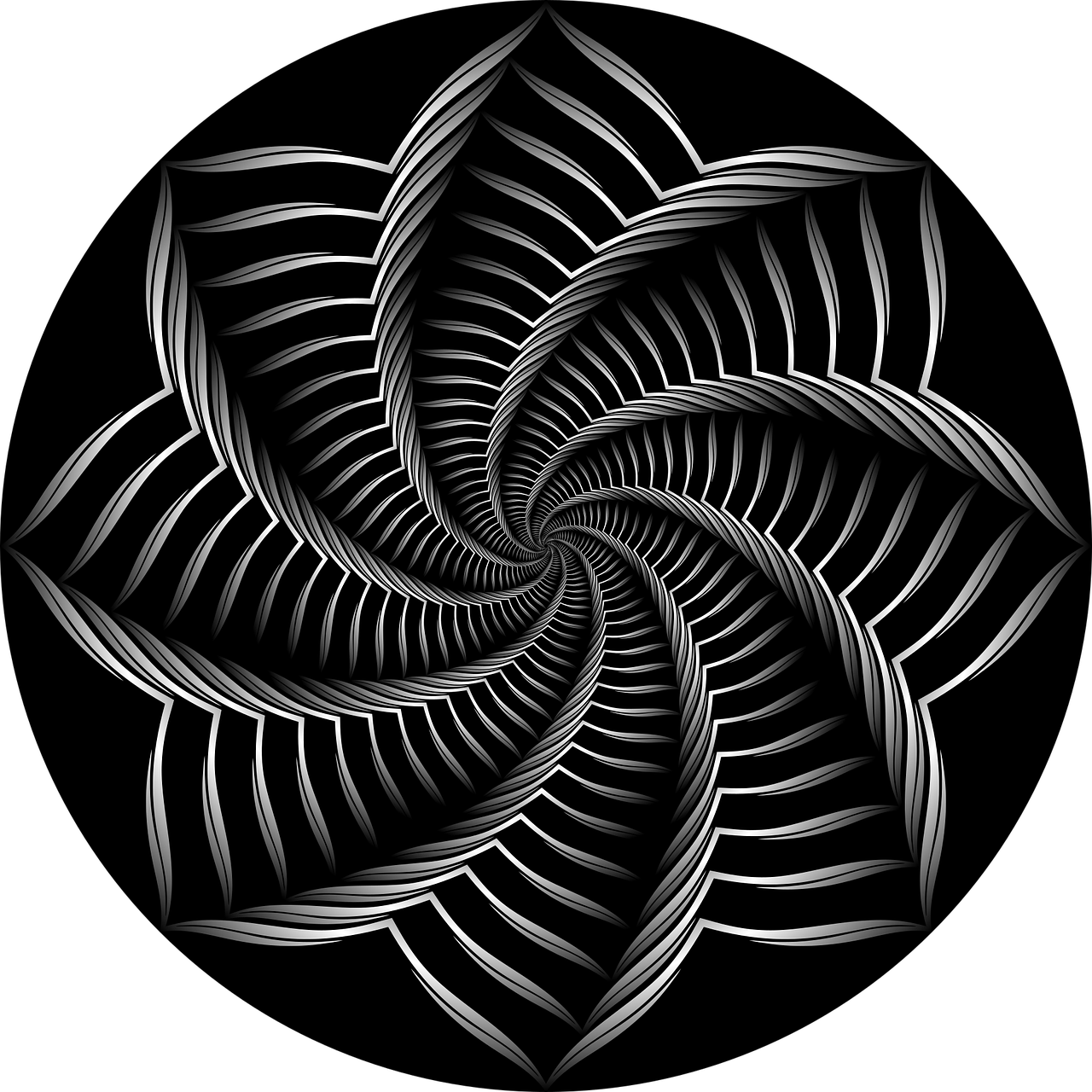 Mandala Vortex Tourbillon - Images vectorielles gratuites sur Pixabay