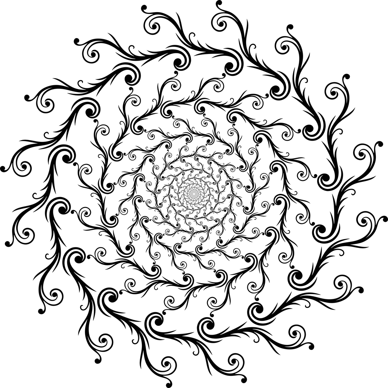 Download Mandala, Vortex, Whirlpool. Royalty-Free Vector Graphic - Pixabay