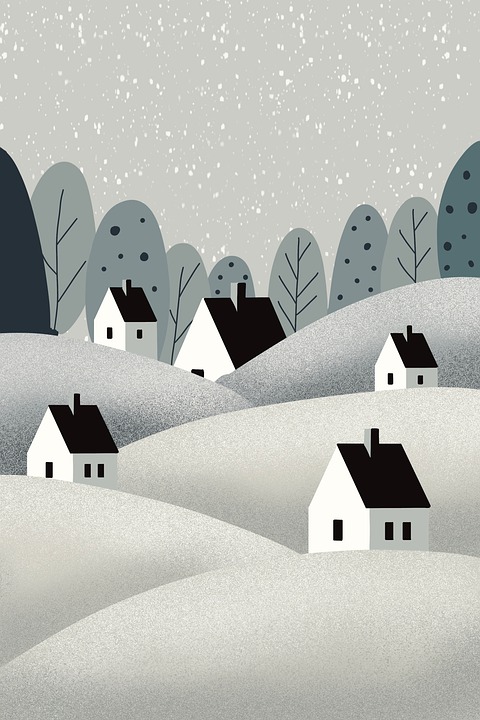 Download Scandinavian Style, Winter, Snow. Royalty-Free Stock ...