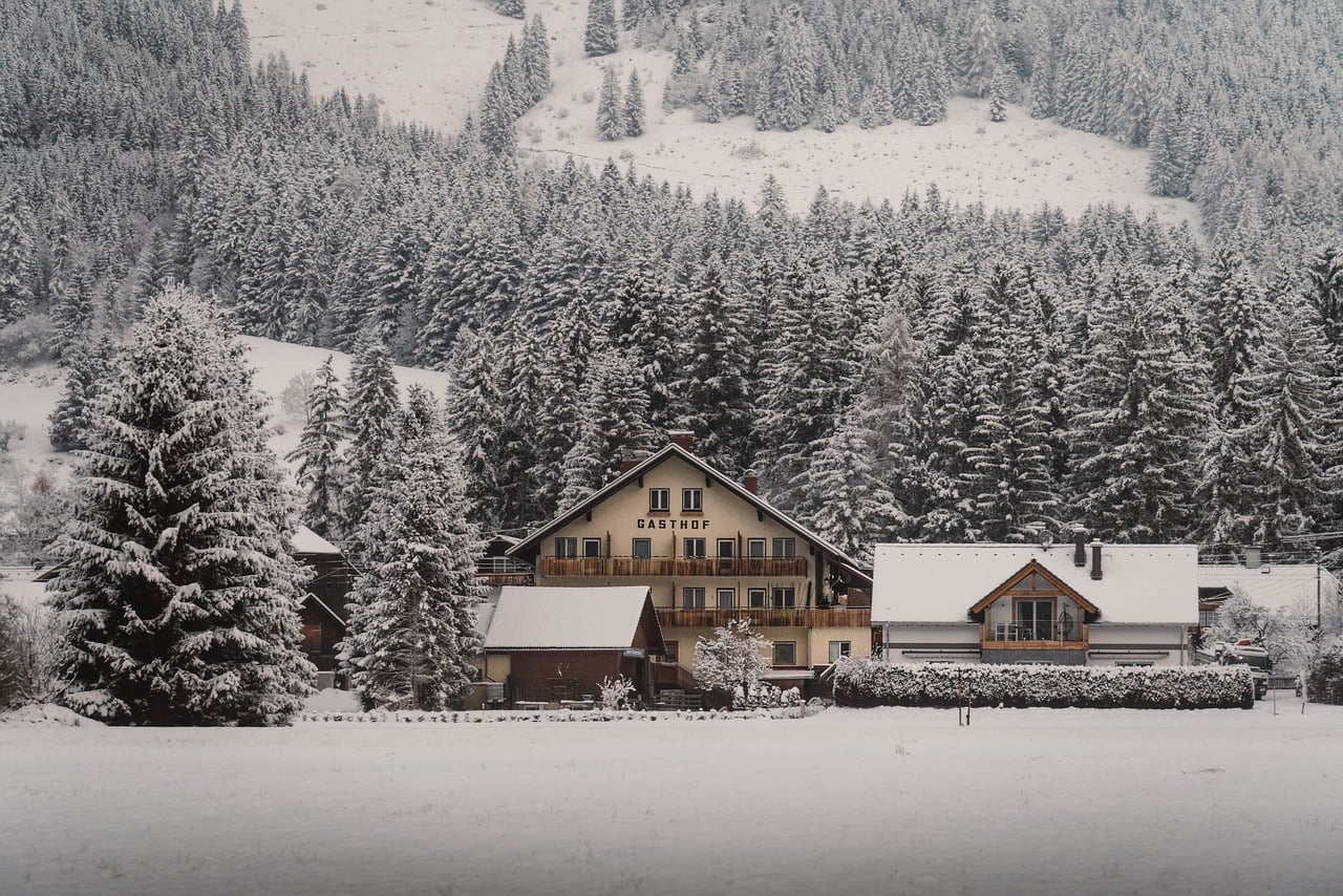 Winter Lodge Snowy Cabin Pine - Free photo on Pixabay
