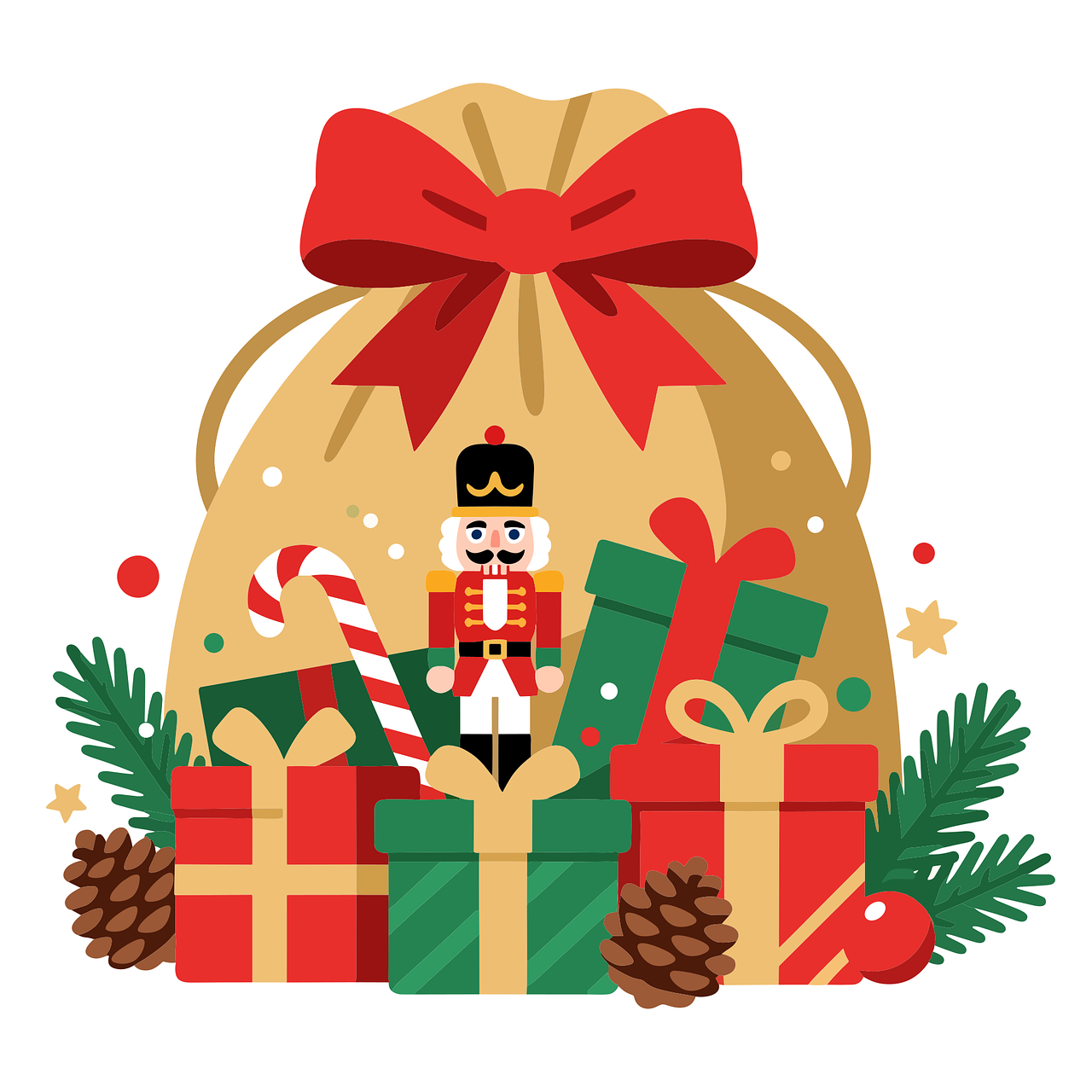 Free Christmas Gift Bag Vector Art - Download 3,243+ Christmas Gift Bag ...