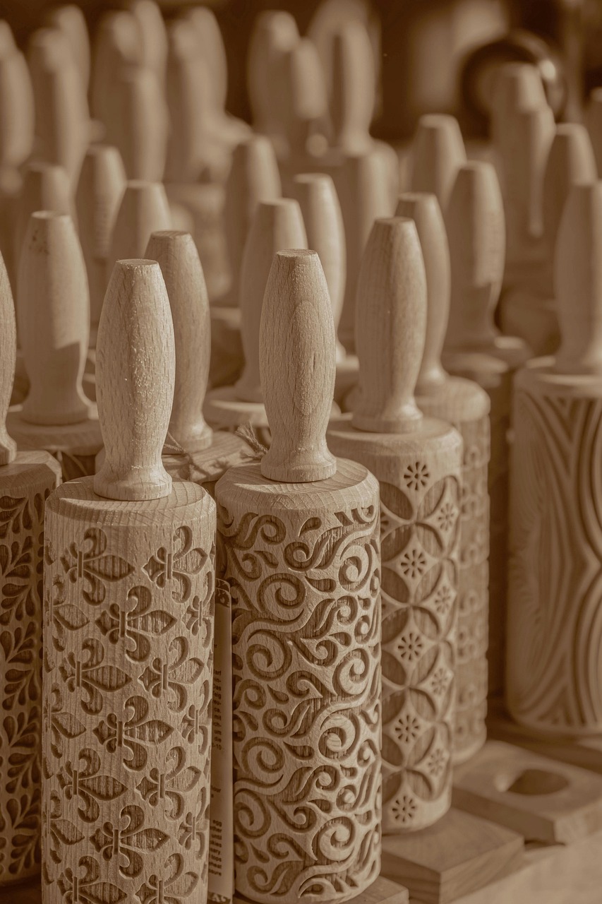 Rolling Pin Carved Patterns Baking - Free photo on Pixabay