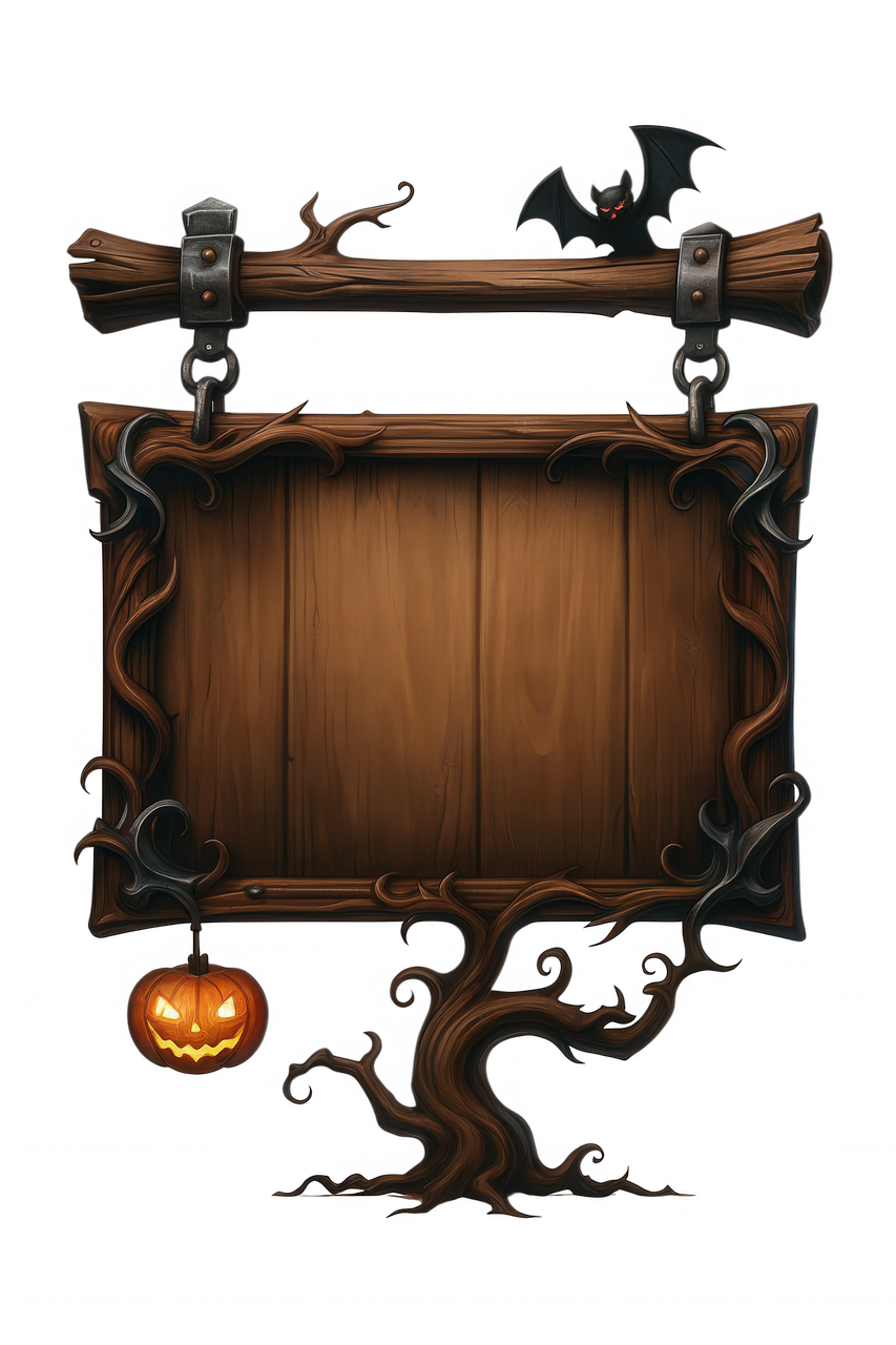 Download Halloween, Sign, Wooden. Royalty-Free Stock Illustration Image ...