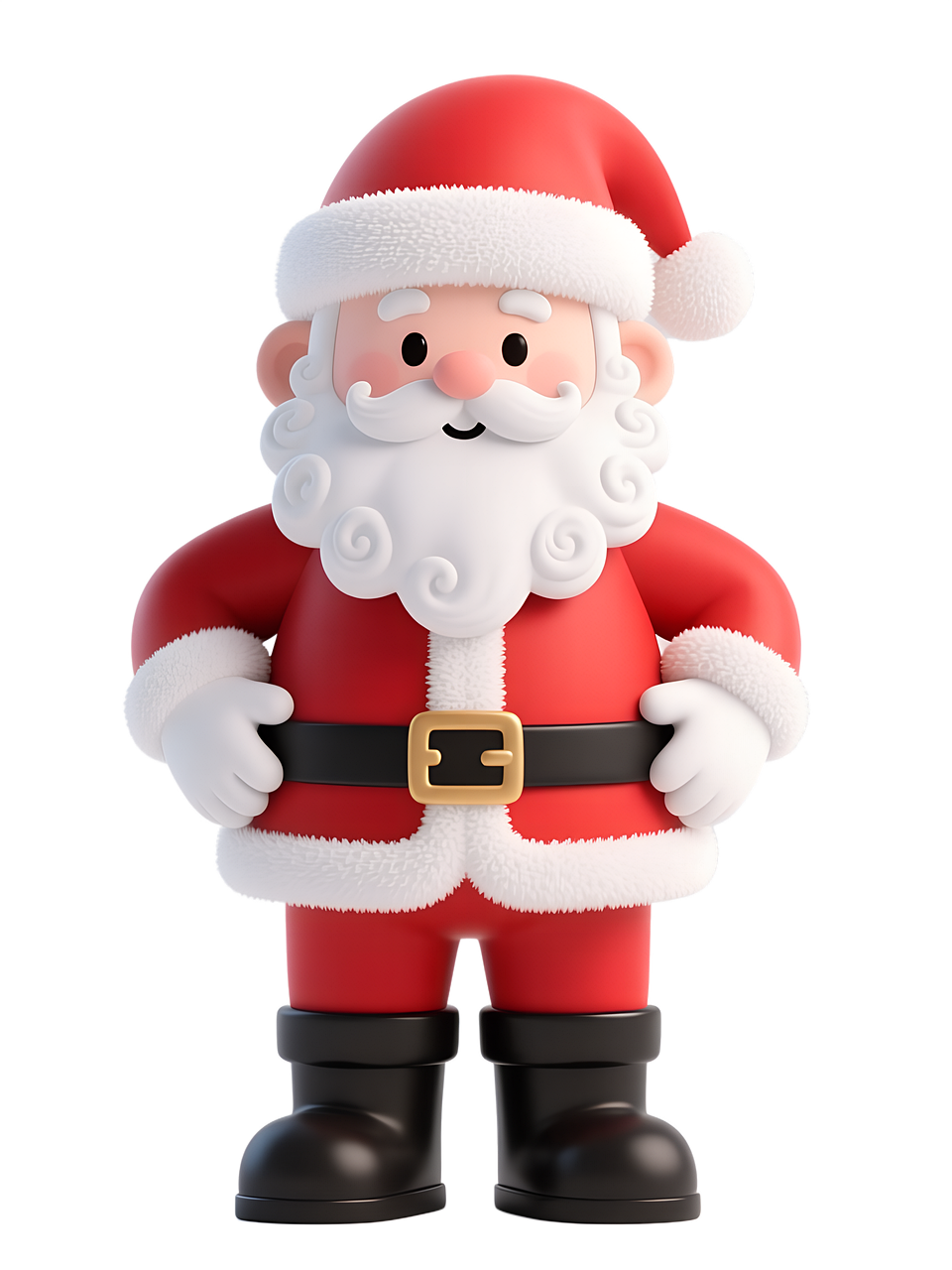 Download Cute 3D Santa, 3D Santa Claus, Christmas Santa. Royalty-Free ...