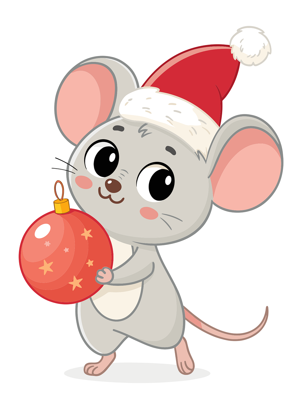Free Cute Mouse Christmas Vector Art - Download 8,523+ Cute Mouse ...