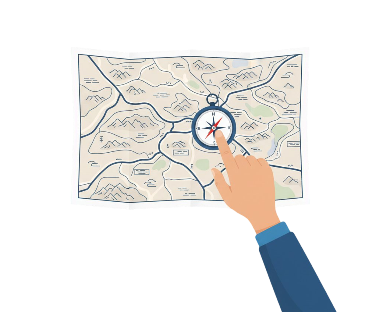 Download Map, Compass, Navigation. Royalty-Free Stock Illustration ...
