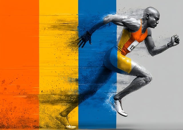 Download Ai Generated, Athlete, Run. Royalty-Free Stock Illustration ...