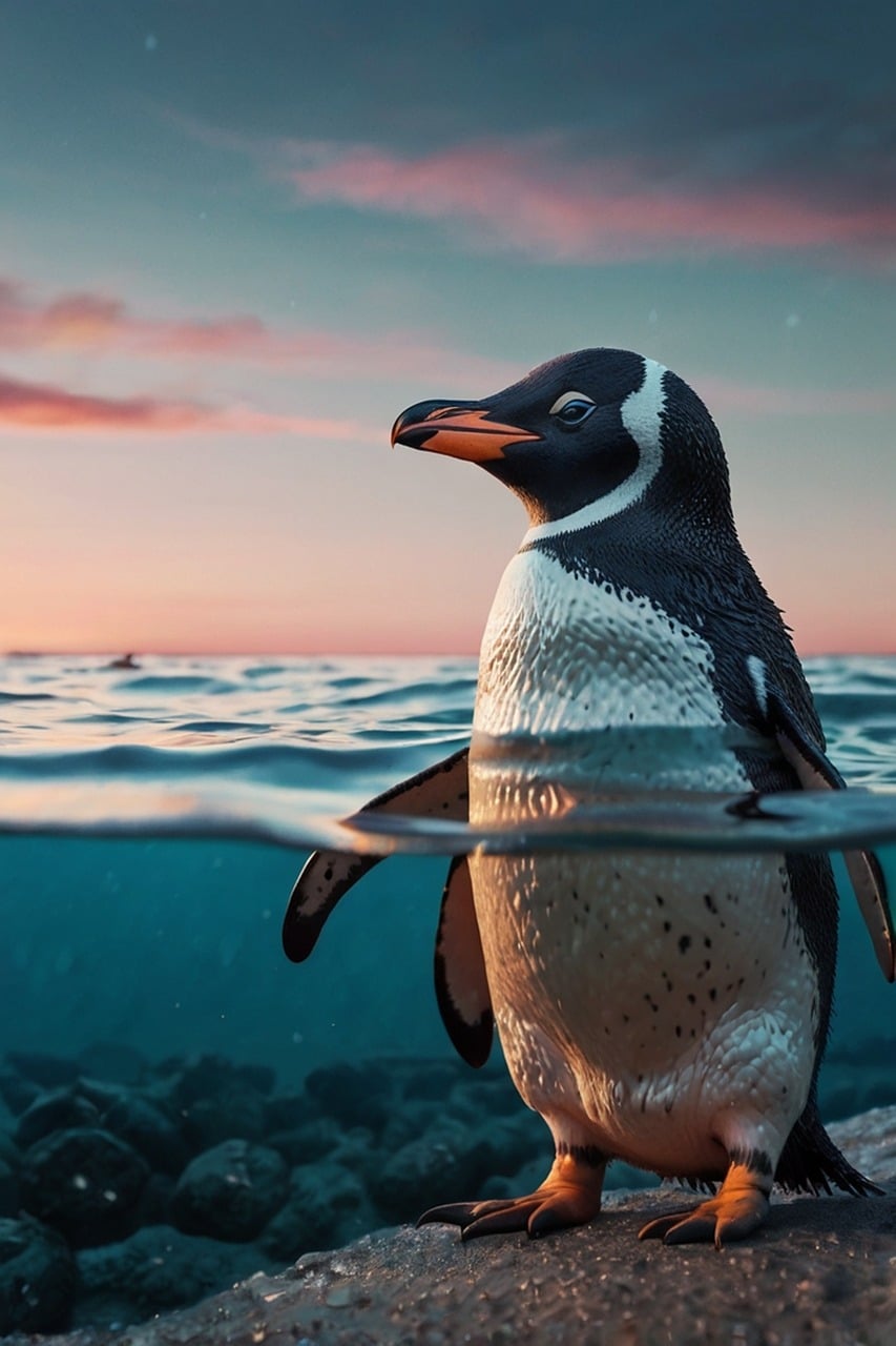 Download Penguin, Nature, Bird. Royalty-Free Stock Illustration Image ...