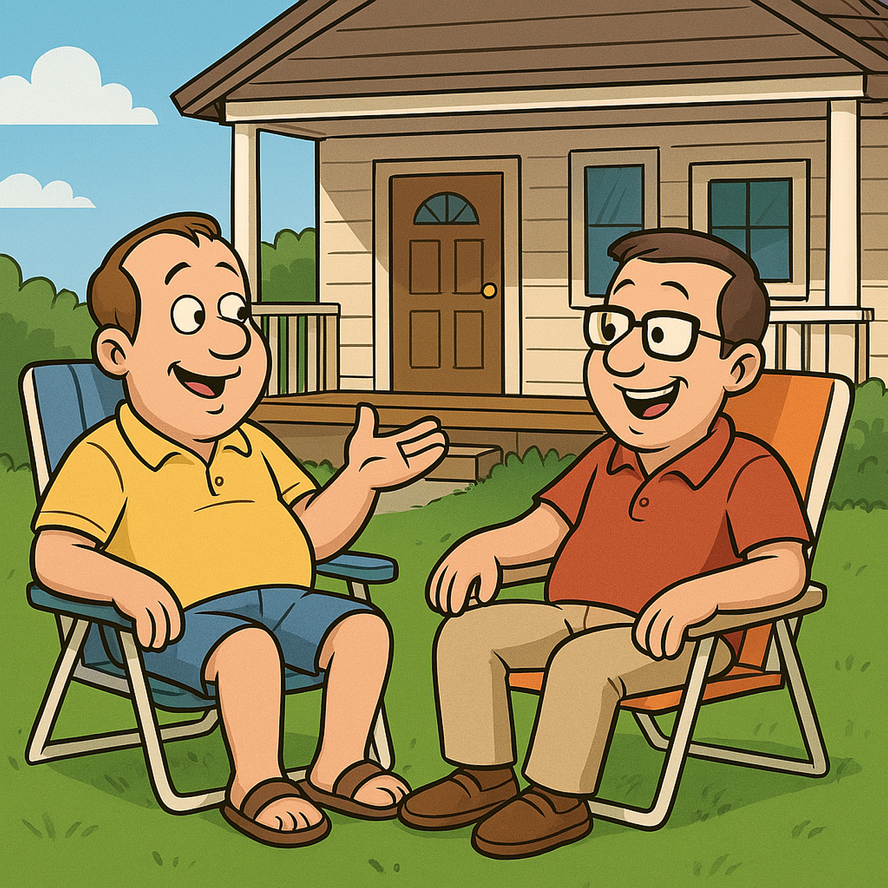 Download Dialogue, Yard, Conversation. Royalty-Free Stock Illustration ...