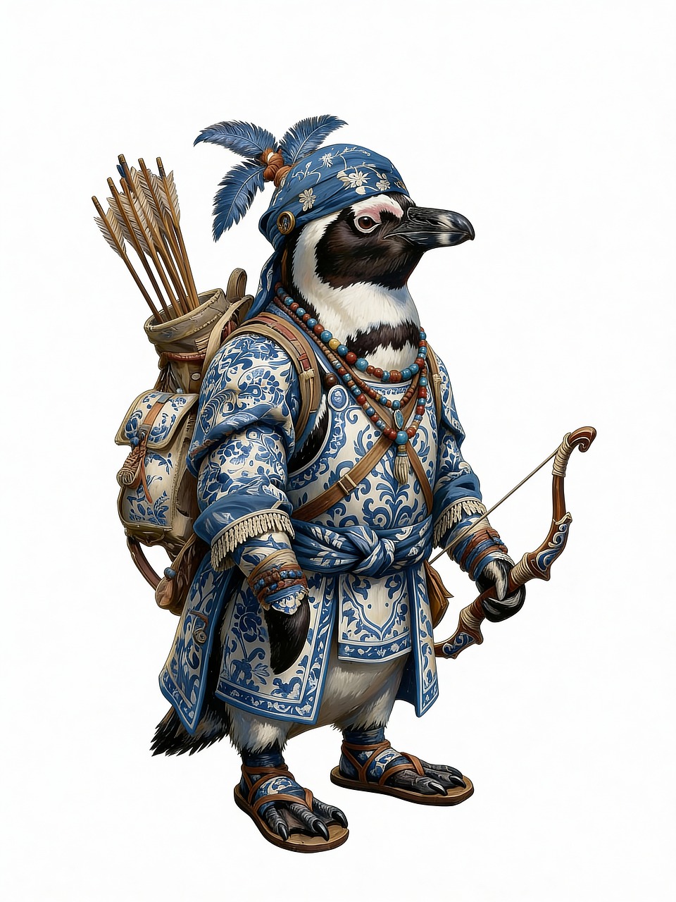 Download Penguin, Bird, Warrior. Royalty-Free Stock Illustration Image ...
