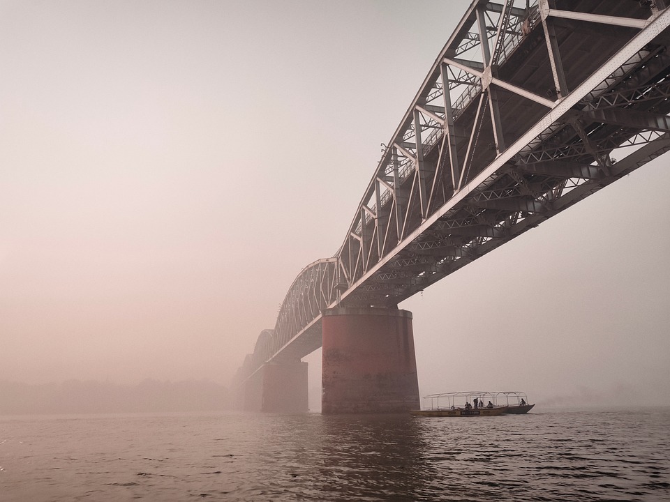 Ganges Varanasi Bridge - Free photo on Pixabay
