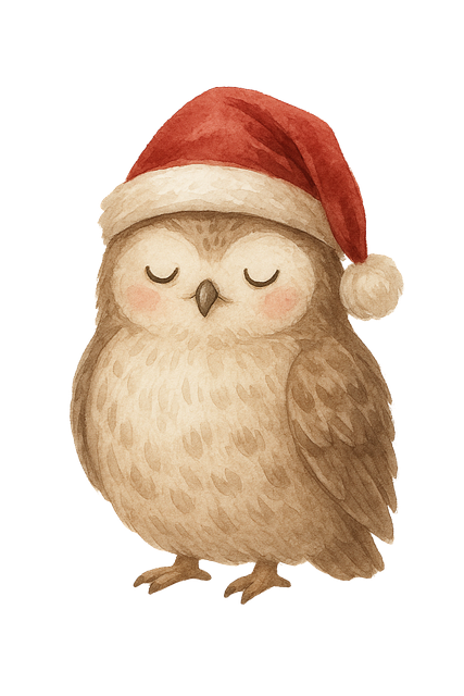 Download Cute Santa Illustration, Christmas Cartoon Art, Festive ...