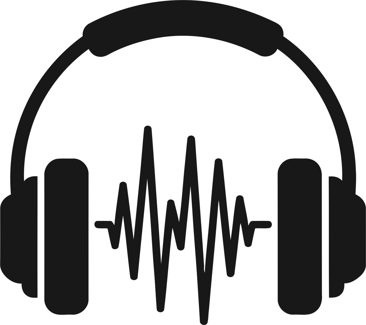 Download Headphones, Sound Wave, Audio. Royalty-Free Vector Graphic ...