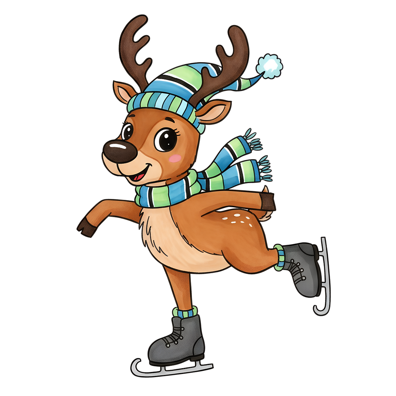 Illustration Mignonne De Renne - Image gratuite sur Pixabay