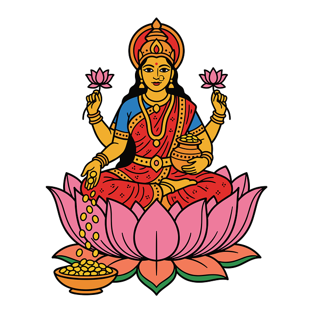 Download Lakshmi, Goddess, Hindu. Royalty-Free Vector Graphic - Pixabay