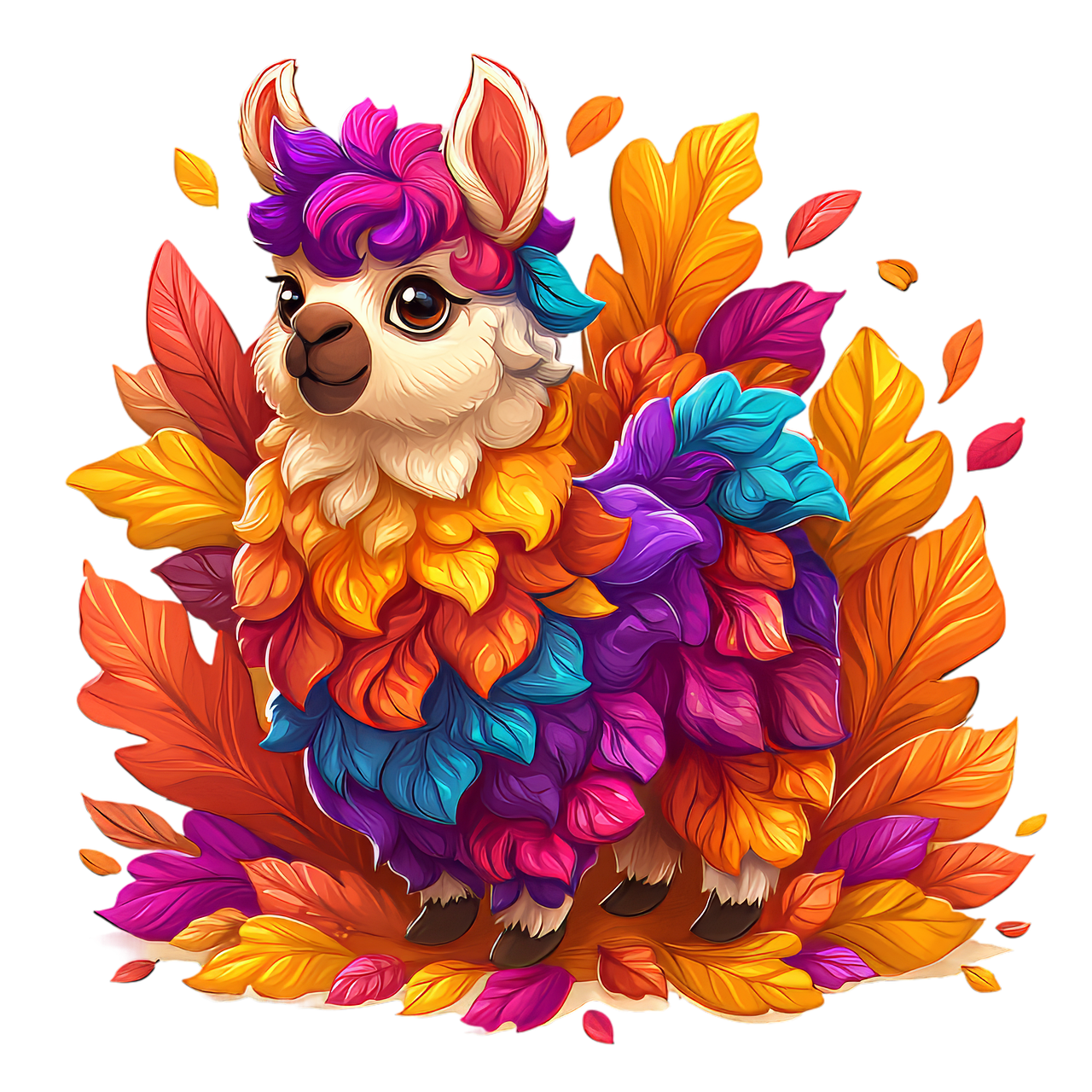 Download Lama, Colorful, Alive. Royalty-Free Stock Illustration Image ...