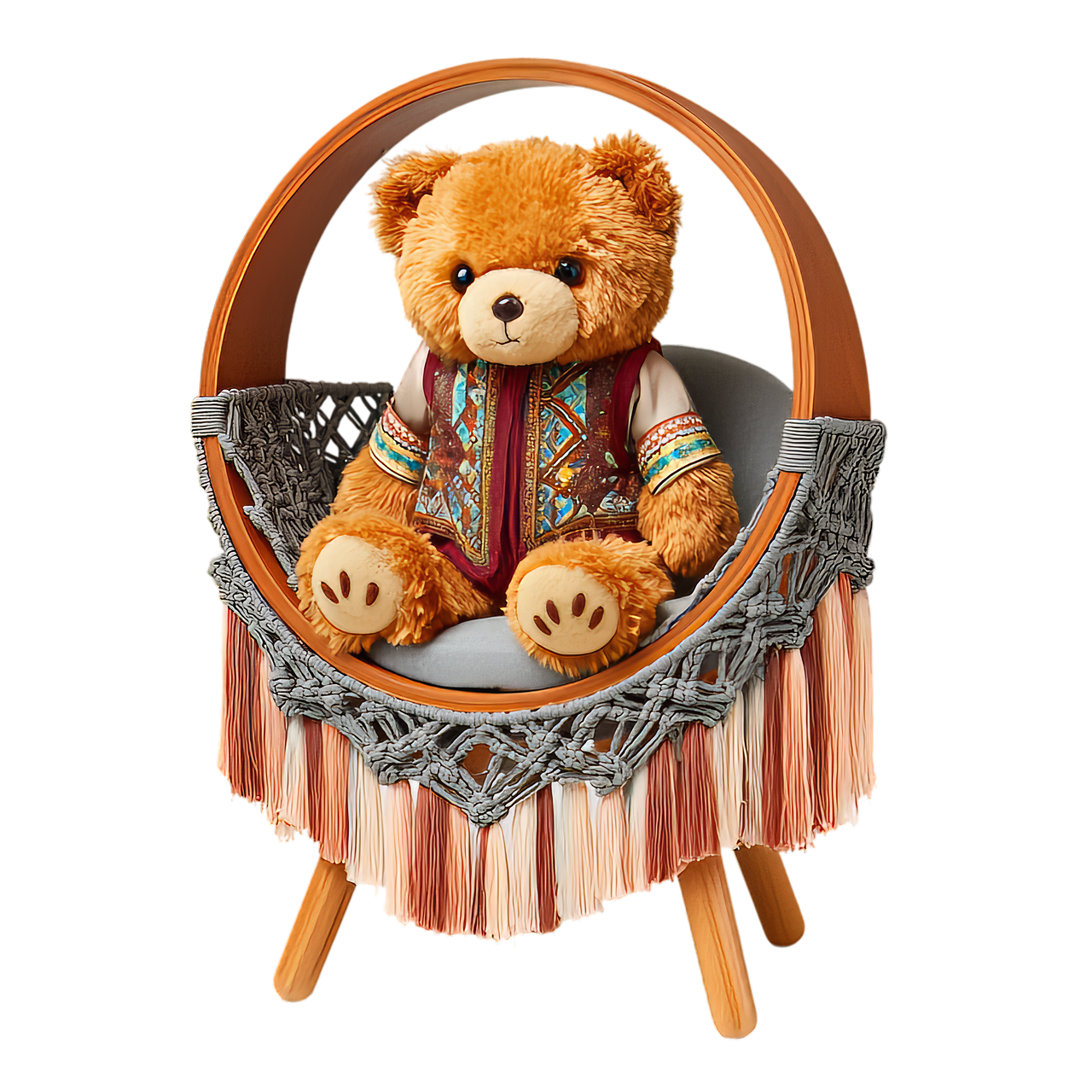 Download Teddy Bear, Hanging Chair, Macrame. Royalty-Free Stock ...