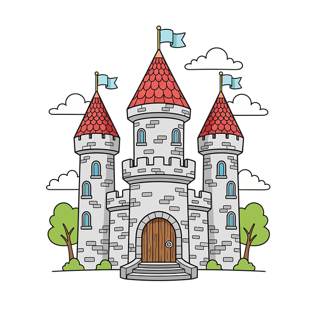 Download Castle, Animation, Cartoon. Royalty-Free Stock Illustration ...