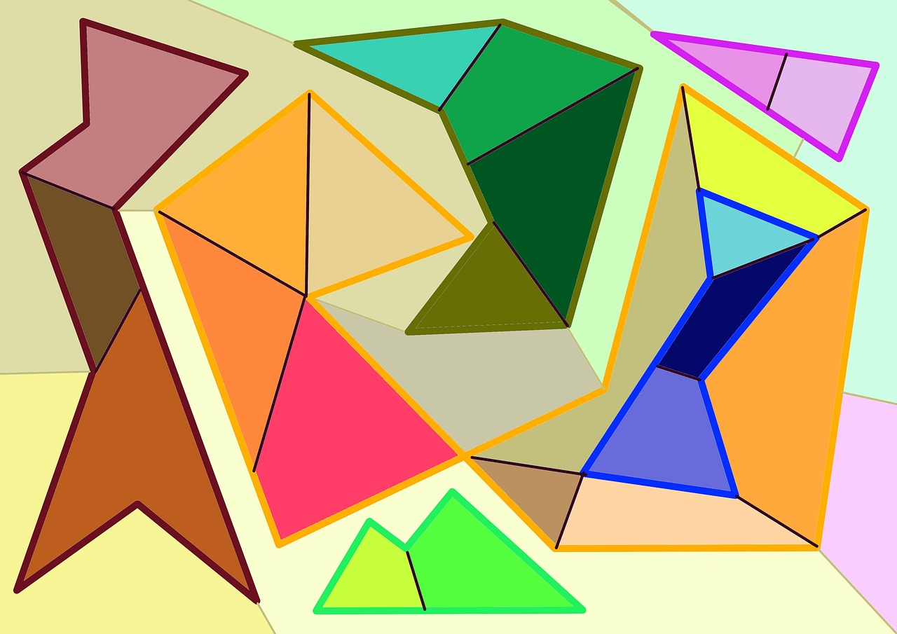 Download Abstract, Geometric Shapes, Colorful. Royalty-Free Stock ...