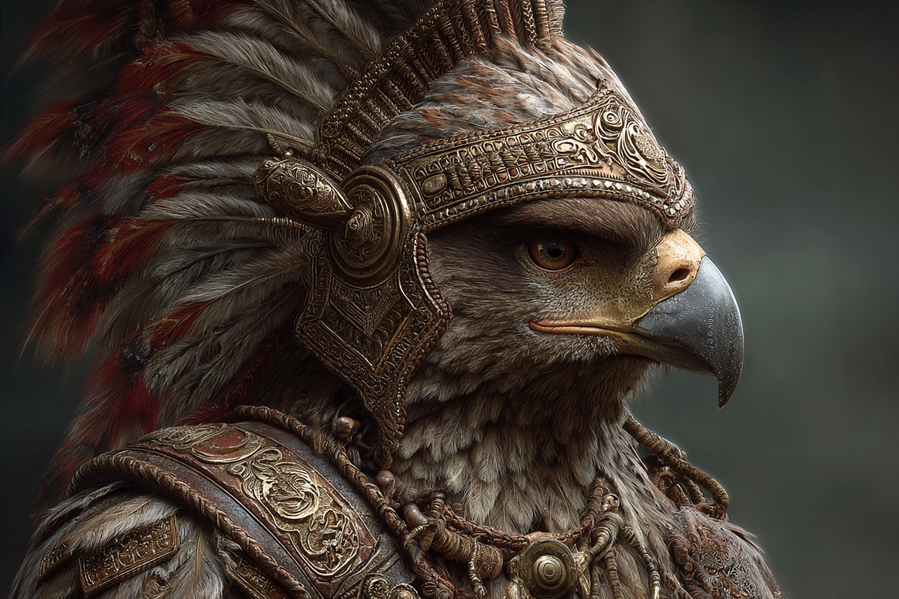 Download Bird, Hawk, Warrior. Royalty-Free Stock Illustration Image ...
