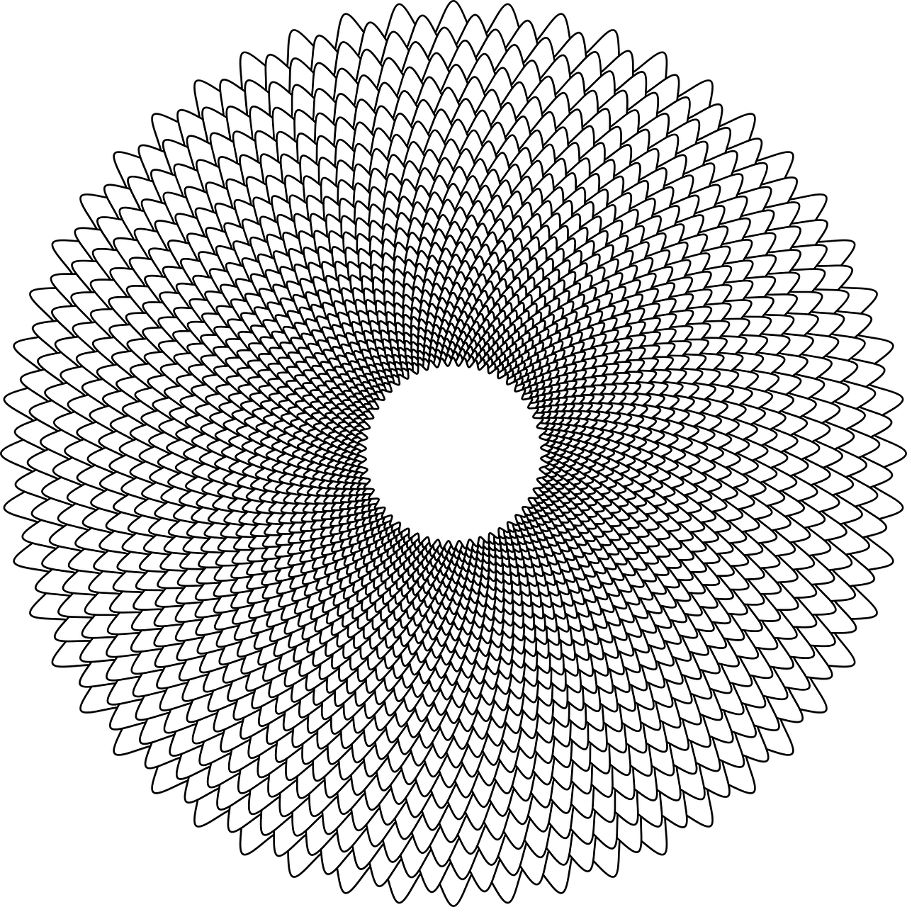 Download Mandala, Optical Illusion, Center. Royalty-Free Vector Graphic ...